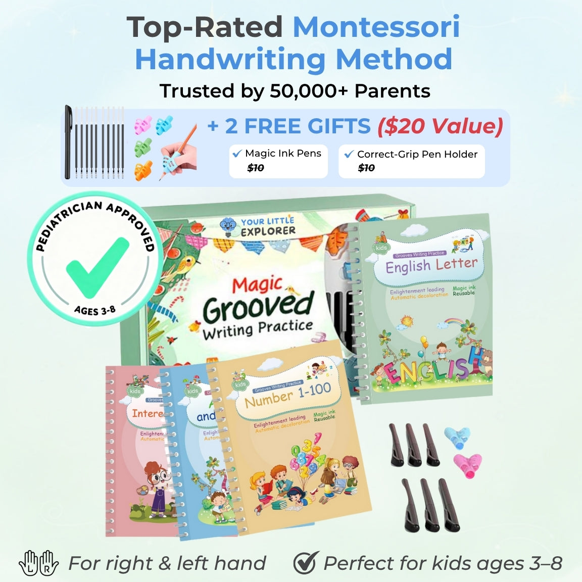 MotorMagic™ Workbooks: Full Set | Watch Them Beg for More Practice – Your Little Explorer